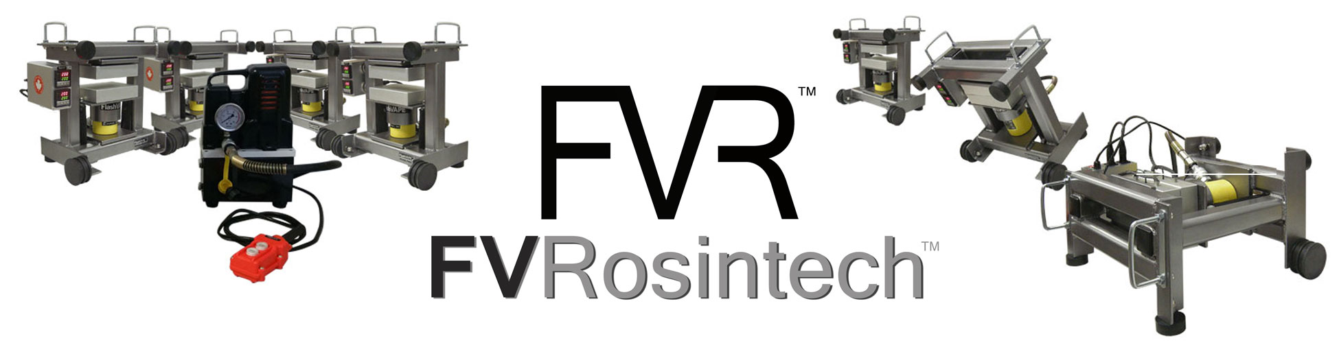 FVR rosin press rosintech solventless extraction equipment Canada